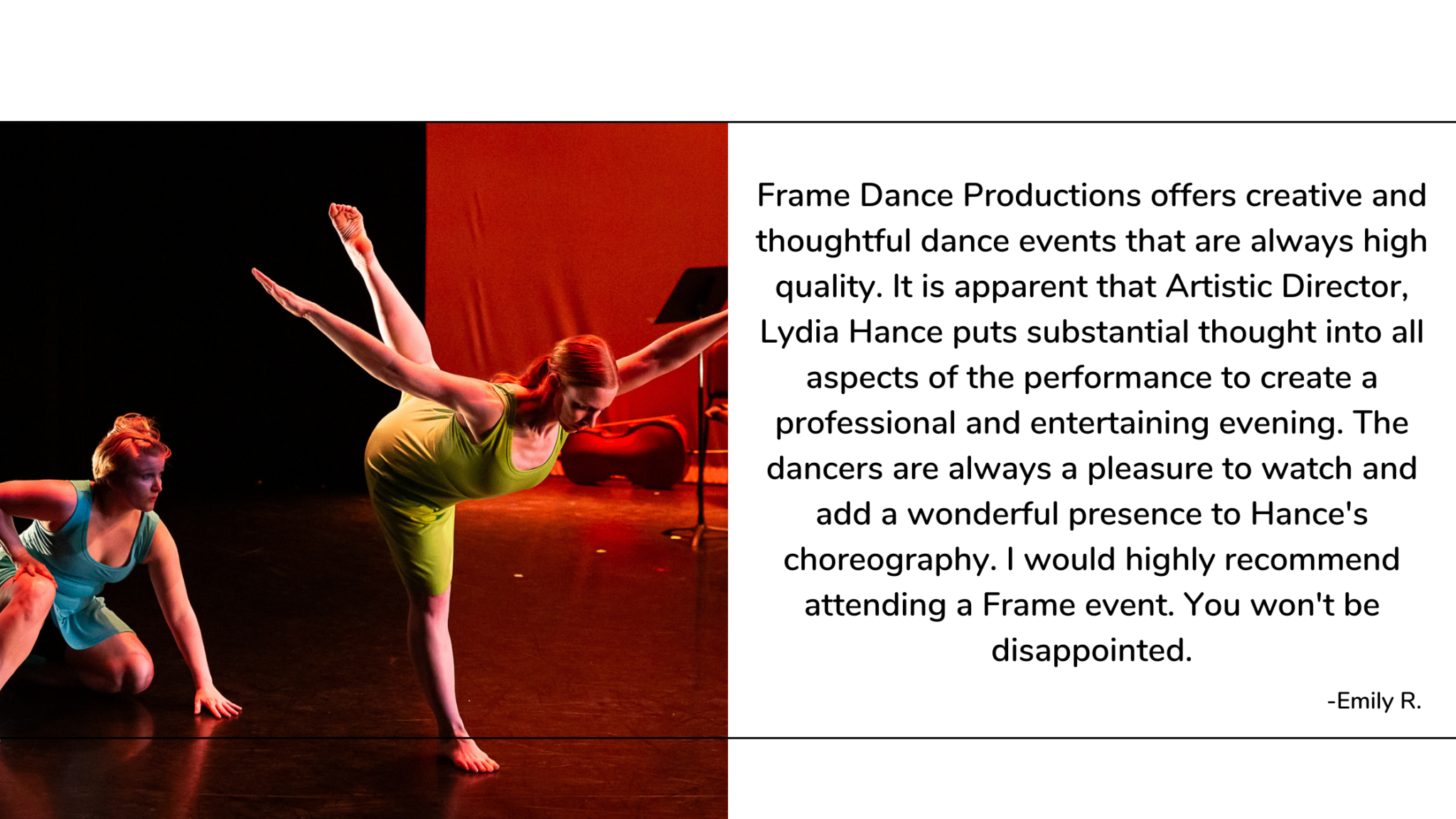 Community Ensemble | Frame Dance | Houston, TX