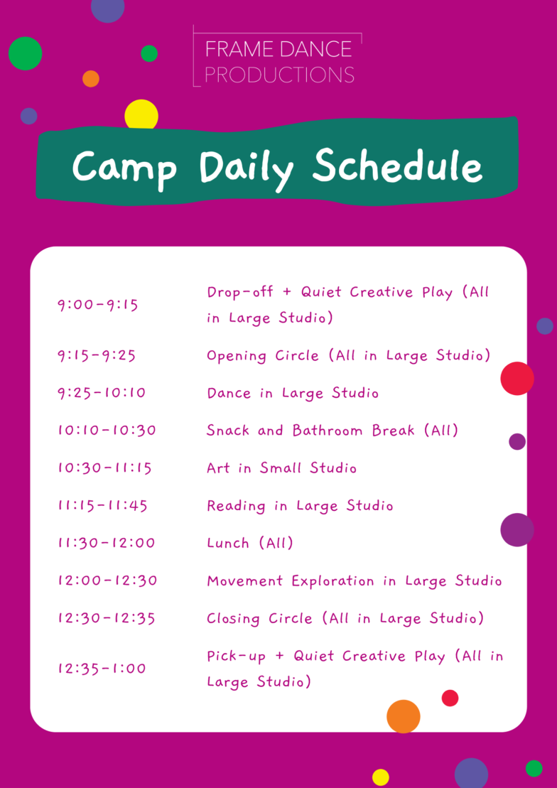 Dance Camps | Frame Dance | Houston, TX